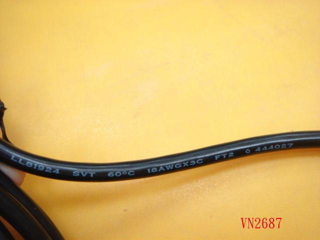 【全冠】180公分18AWGX3C 可接機器使用 3叉3線AC線.AC電源線.機器用電源線+控制器 (VN2687) | 露天市集 | 全台最 ...