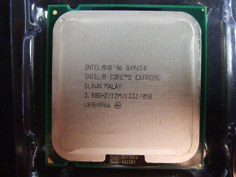 【含稅】Intel Core 2 Extreme QX9650 3.0G 頂級四核 130W 正式 CPU 一年保 | 露天市集 | 全台最大 ...