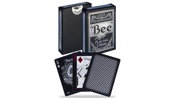 銀色蜜蜂牌 反色蜜蜂牌 反色牌 Bee Silver Stinger Playing Cards by USPCC | 露天市集 | 全台最大的網路購物市集