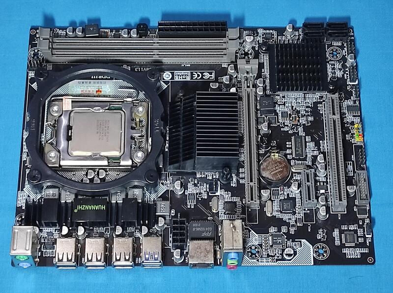 華南金牌 Huananzhi X58 RX3.0主機板 1366/M-ATX板 +Xeon E5620 CPU良品 | 露天市集 | 全台最大的網路購物市集