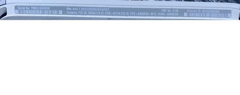 二手市面稀少復古Apple Mac Mini A1283/A1176兩台一起售(無電源測試當收藏/裝飾品) | 露天市集 | 全台最大的網路購物市集