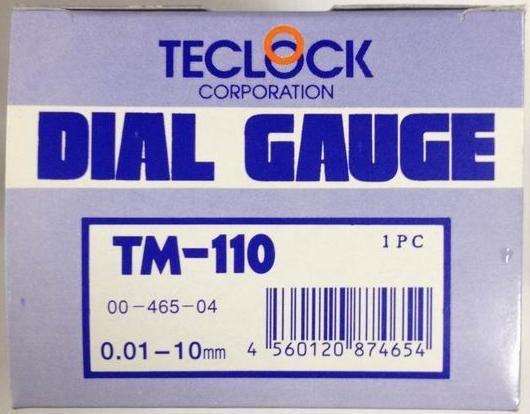 "五金專賣店"TECLOCK 得樂 日本製 百分錶 TM-110 百分表 10mm 精度0.01mm 另有2046S | 露天市集 | 全台最大的網路購物市集