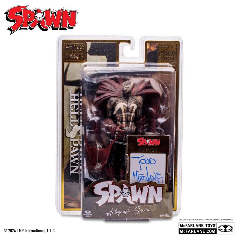 全新現貨 麥法蘭 SPAWN 閃靈悍將 地獄閃靈 漫畫版 HELLSPAWN AUTOGRAPH 30週年 7吋 金標 | 露天市集 | 全台 ...