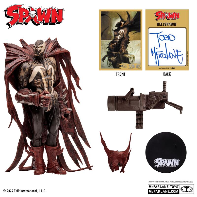 全新現貨 麥法蘭 SPAWN 閃靈悍將 地獄閃靈 漫畫版 HELLSPAWN AUTOGRAPH 30週年 7吋 金標 | 露天市集 | 全台最大的網路購物市集