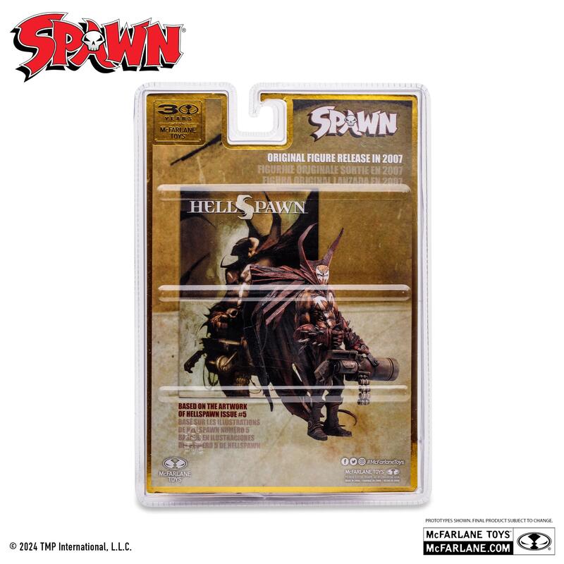 全新現貨 麥法蘭 SPAWN 閃靈悍將 地獄閃靈 漫畫版 HELLSPAWN AUTOGRAPH 30週年 7吋 金標 | 露天市集 | 全台最大的網路購物市集