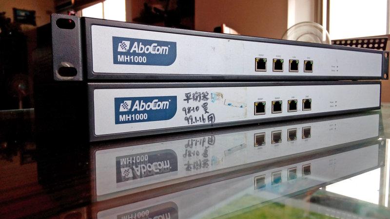 二手-友旺 AboCom - MH1000 - 多路寬頻負載平衡器-支援100M-SMB_(SG650可參考) | 露天市集 | 全台最大的 ...