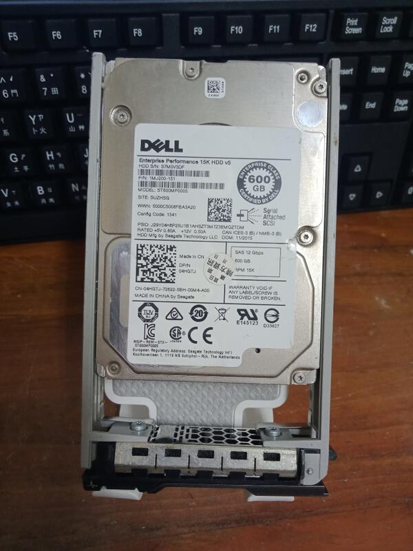 Dell 04HGTJ 600GB 15K 12Gbps SAS 2.5'' HDD | 露天市集 | 全台最大的網路購物市集