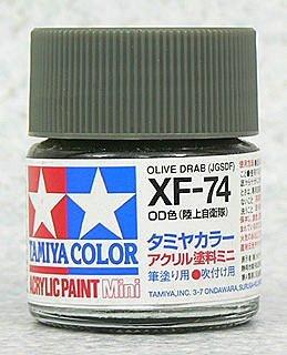 《密斯特喬》田宮 TAMIYA XF-74 水性壓克力漆 橄欖色/陸上自衛隊色 10ml | 露天市集 | 全台最大的網路購物市集