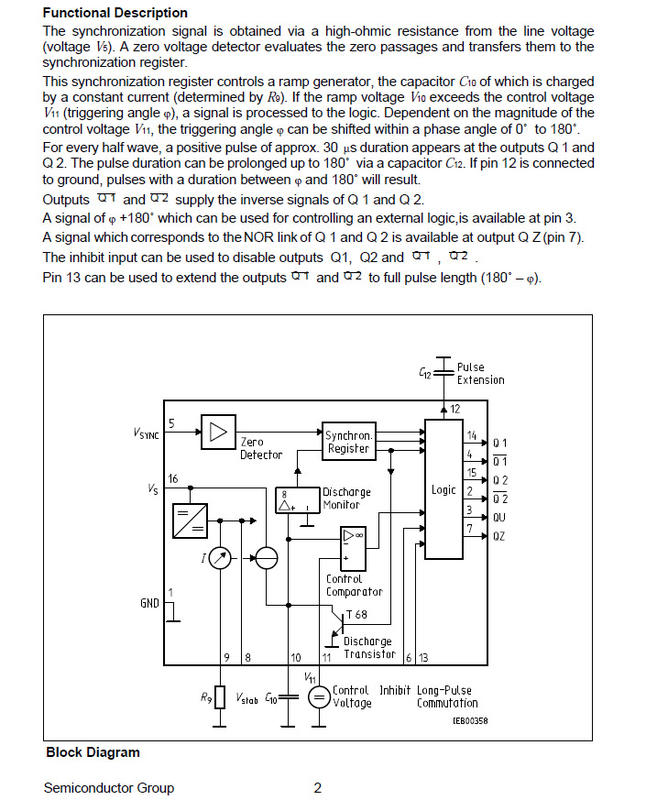 【DIY_LAB#405】TCA785P(DIP-16)0~180度相移觸發器Phase Control IC(原裝) | 露天市集 | 全台 ...