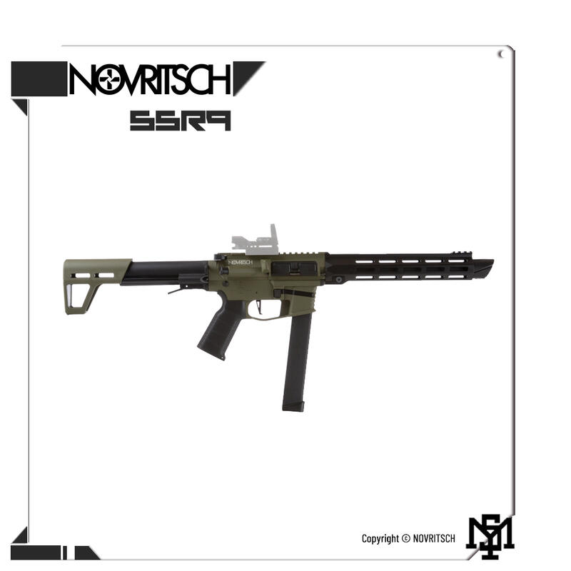 【YMS-現貨】NOVRITSCH [綠] SSR9 AEG/電動衝鋒槍 9mm/直彈匣造型/120發 | 露天市集 | 全台最大的網路購物市集