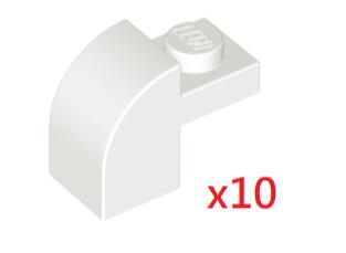【磚樂】10個一組LEGO樂高6091 609101 6285777 Brick 1x2x1 1/3Curved白色曲面 | 露天市集 | 全 ...