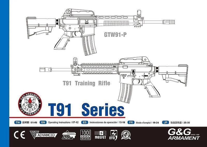 【翔準AOG】G&G 怪怪 GWT91-P 訓練版 電動槍 AEG M-Lok護木 電子板機 T91~TGR-T91 | 露天市集 | 全台最大的網路購物市集