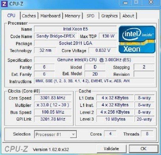 【精品3C】XEON E5-2643 2011 ES工程版 4C8T 3.3GHZ 快取10M CORE I7 CPU | 露天市集 | 全台 ...