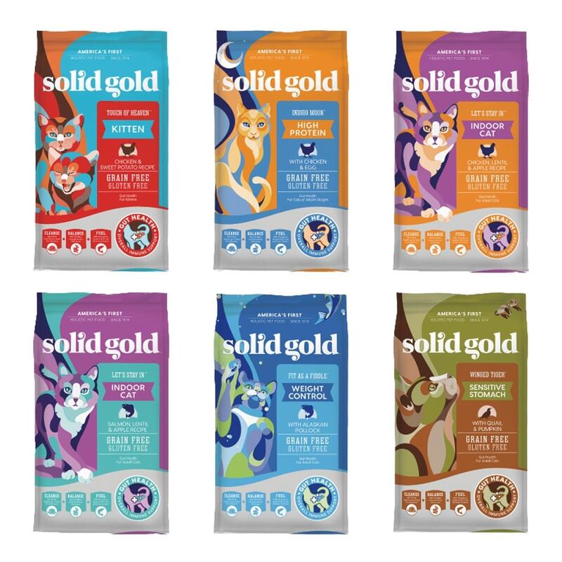 Solid Gold 素力高 貓糧 3LB-6LB【免運】幼貓 低敏 室內化毛 熟齡體控 腸道敏感『WANG』 | 露天市集 | 全台最大的網路購物市集