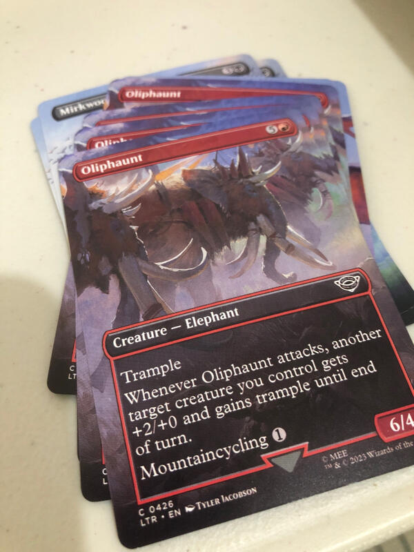 Oliphaunt 魔戒 LTR 426 展示牌 無框牌 MTG 魔法風雲會 | 露天市集 | 全台最大的網路購物市集