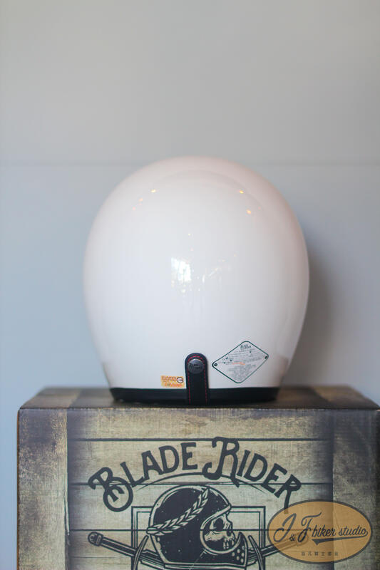 喆凡 blade rider VIKINGS II 3/4 復古 玻纖 小帽體 安全帽 bladerider 復古正白色 | 露天市集 | 全 ...