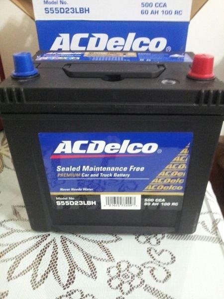 宸市嫙風~ACDELCO S55D23L S55D23R S55B24L S55B24R 免加水電瓶 | 露天市集 | 全台最大的網路購物市集