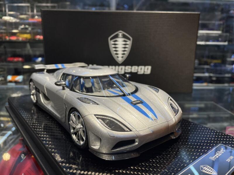 吉華@ 1/18 FrontiArt F051-175 Koenigsegg Agera R Moon Silver | 露天市集 | 全台最 ...