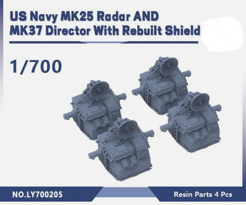 1/700 美國 MK25雷達和MK37火控3D列印 | 露天市集 | 全台最大的網路購物市集