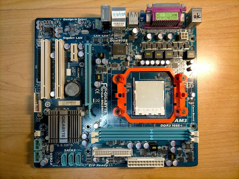 C.AM3 /AM2+CPU-GA-M68MT-D3 Phenom 3TB+ 日系固態電容 CineFX 直購價280 | 露天市集 | 全台 ...