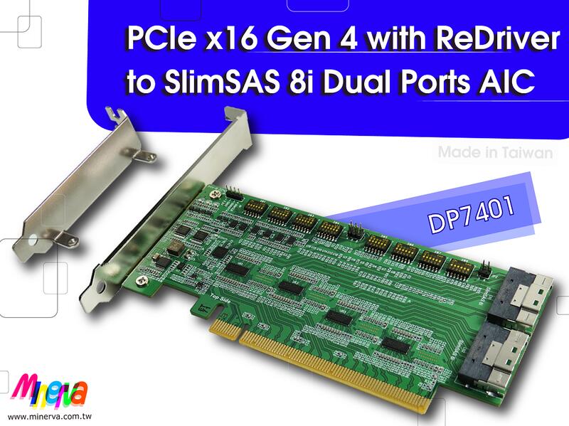 PCIe x16 Gen4+ReDriver to SFF-8654 8i supports bifurcation | 露天市集 | 全台最 ...