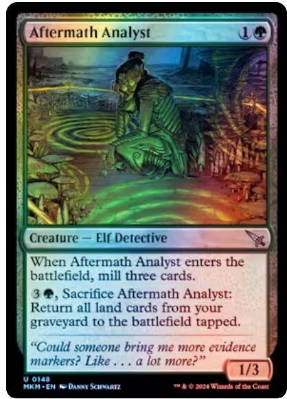 [ALG卡牌專門] MKM 卡洛夫莊園謀殺案 Aftermath Analyst 英文 普/閃 | 露天市集 | 全台最大的網路購物市集