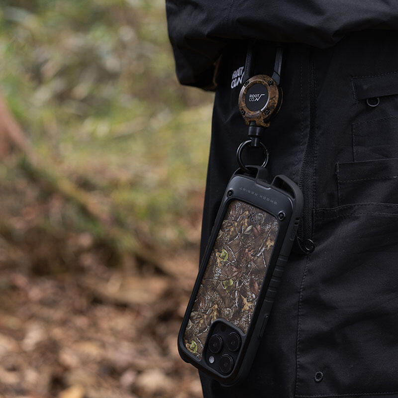 迷彩系列｜日本 ROOT CO 360°可旋轉 防丟失 登山扣環 85cm 彈性伸縮捲軸鑰匙扣 喵之隅 | 露天市集 | 全台最大的網路購物市集