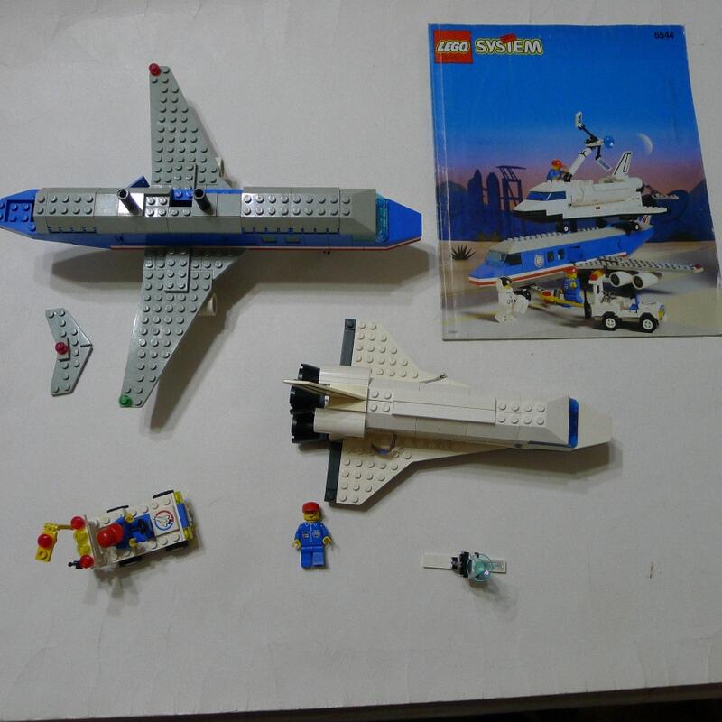 樂高lego 6544 太空梭 飛機 附說明書 無盒 有缺件 | 露天市集 | 全台最大的網路購物市集