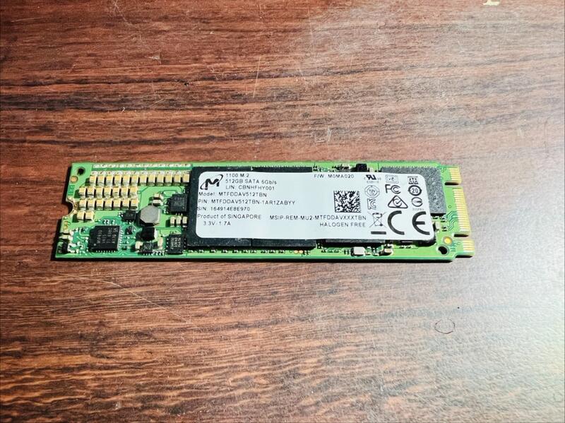 Micron 美光 MTFDDAV512TBN 512G M.2 NGFF SSD 固態硬碟 | 露天市集 | 全台最大的網路購物市集