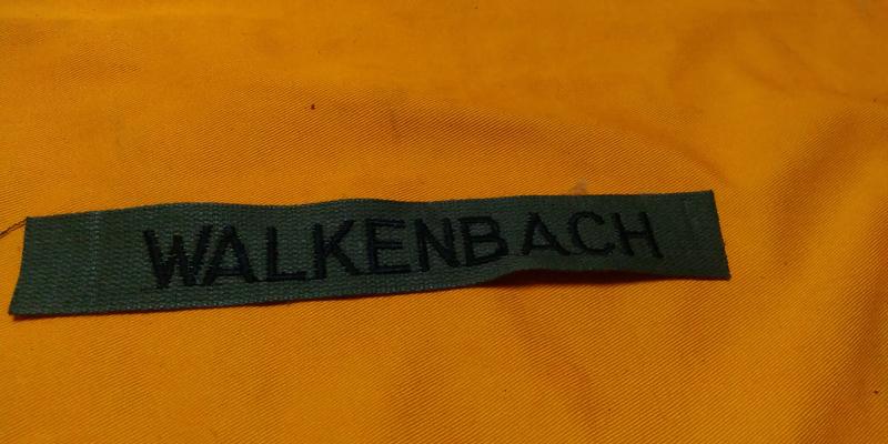 德軍橄欖綠名條WALKENBACH(公發品/後有魔鬼貼,適用斑點迷彩與橄欖綠上衣,外套,Parka) | 露天市集 | 全台最大的網路購物市集