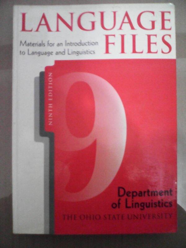 Language files Materials for an introduction to language and ...