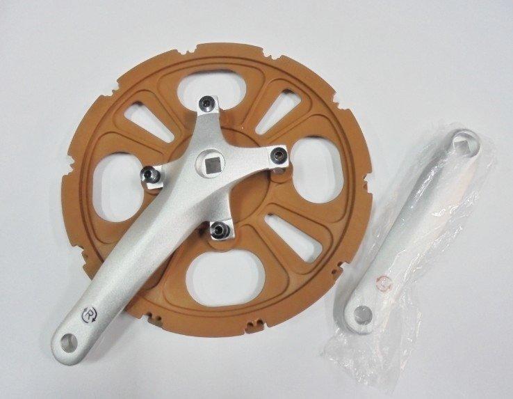 ＊新鐵馬車行＊STRIDA原廠100T塑鋼大盤 修補齒盤 含曲柄曲桿（棕色） | 露天市集 | 全台最大的網路購物市集