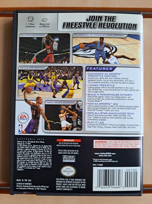 GAME CUBE NBA LIVE 2004 英文美版 | 露天市集 | 全台最大的網路購物市集