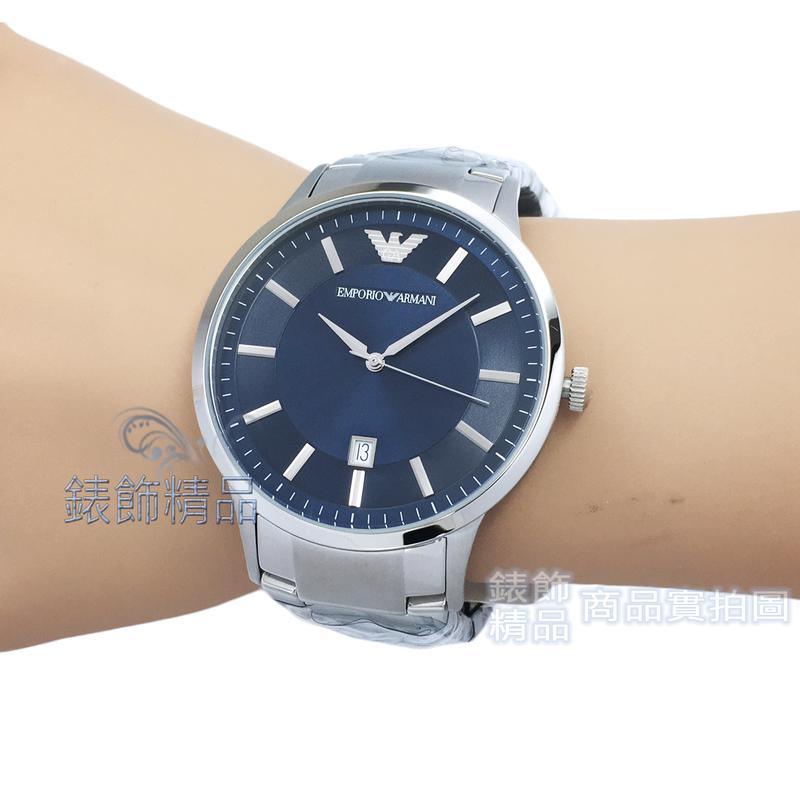 EMPORIO ARMANI亞曼尼AR2477手錶 日期 藍面 鋼帶 男錶 全新原廠正品【錶飾精品】 | 露天市集 | 全台最大的網路購物市集