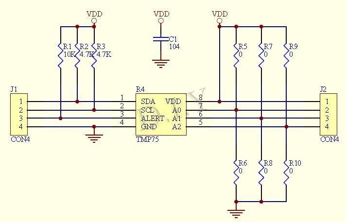 [數位DIY] TMP75 Digital Temperature Sensor 專用轉板 | 露天市集 | 全台最大的網路購物市集