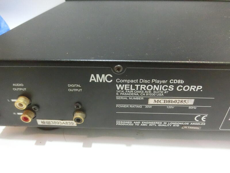 xx AMC cd8b CD播放機 / 故障零件機 | 露天市集 | 全台最大的網路購物市集