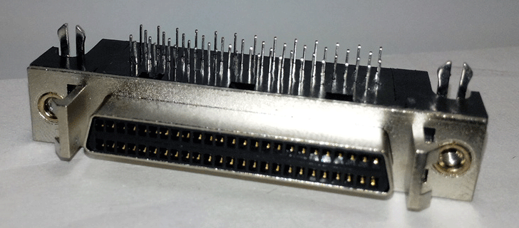 SCSI 2 (MICRO DB 50) MD 50 PIN ~ 母座 ~ FOR PCB 90 度~10個70元~~ | 露天市集 | 全台 ...