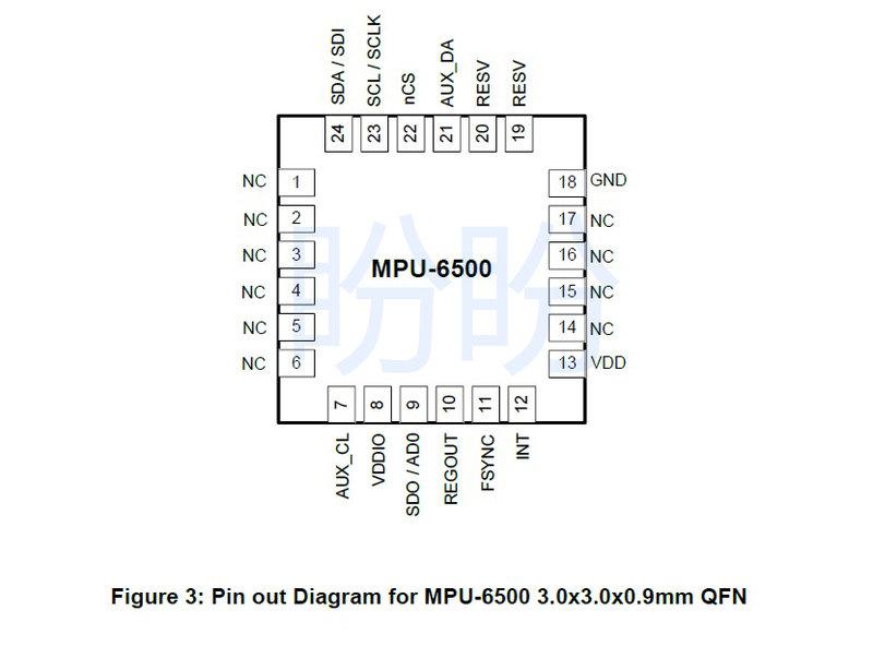 【盼盼261】 MPU 6500 InvenSense 新款 GY-6500 6軸 模組 三軸加速度 三軸陀螺儀6DOF | 露天市集 | 全 ...