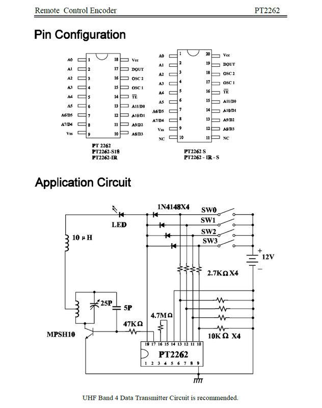 【DIY_LAB 1415】PT2262/SC2262/TL2262 (DIP-18) 紅外、無線遙控專用編碼器(現貨) | 露天市集 | 全 ...