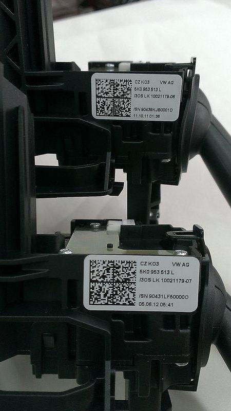 VW福斯Golf 6代原廠方向燈雨刷撥桿總成 5K0 953 507 AC 5K0 953 513 L | 露天市集 | 全台最大的網路購物市集