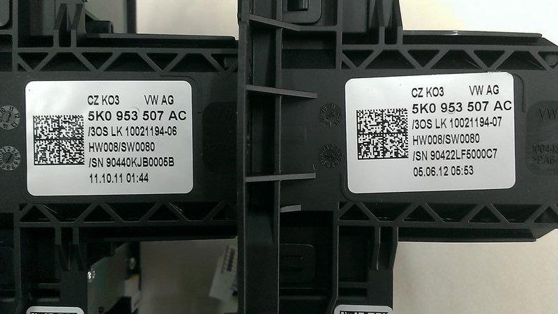 VW福斯Golf 6代原廠方向燈雨刷撥桿總成 5K0 953 507 AC 5K0 953 513 L | 露天市集 | 全台最大的網路購物市集