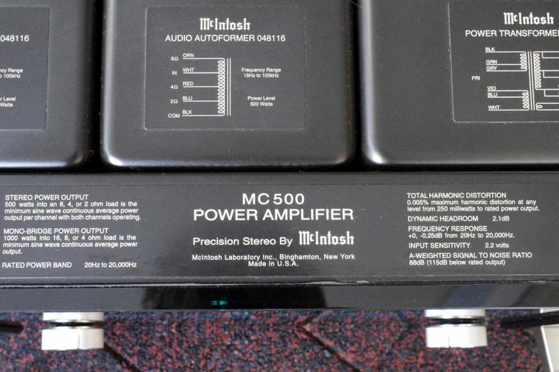 科技島-預購85成新-經典McIntosh MC500 POWER AMPLIFIER-已售出 | 露天市集 | 全台最大的網路購物市集