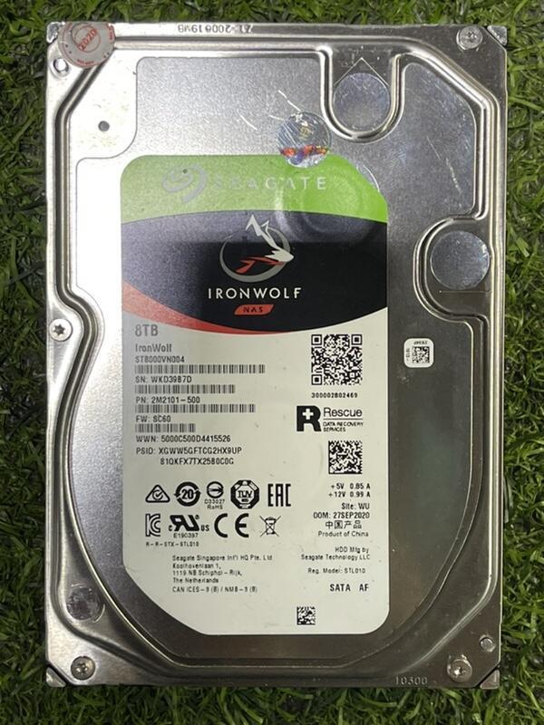 【琻霖】【二手硬碟】希捷 SEAGATE 8TB/SATA/3.5"/ST8000VN004 含稅 | 露天市集 | 全台最大的網路購物市集