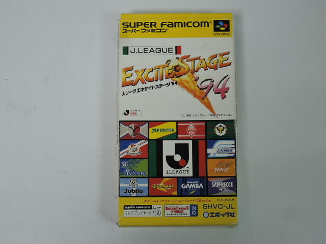 SFC 日版 GAME 盒裝 J.League Excite Stage''94（說明書有折）(43299355) | 露天市集 | 全台最大的網路購物市集