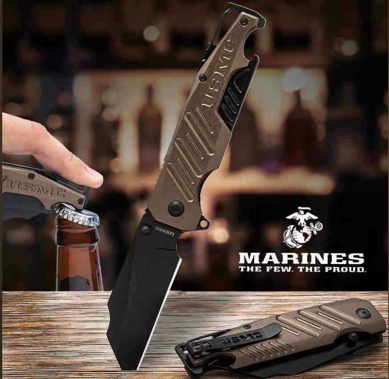 【angel 精品館 】UNITED CUTLERY USMC BREWSKI POCKET BOTTLE-折刀3537 | 露天市集 | 全 ...