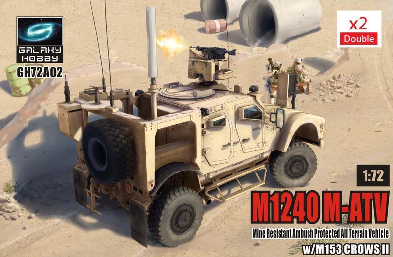 T-Model 1/72 GH72A02D 美軍M1240 M-ATV 防雷車加裝 M153 (1 + 1 特別版) | 露天市集 | 全台最 ...