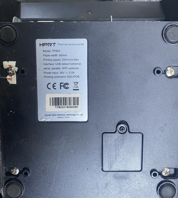 二手HPRT TP805 熱感式出單機/(自我測試有反應單機無配變壓器當報帳零件品) | 露天市集 | 全台最大的網路購物市集