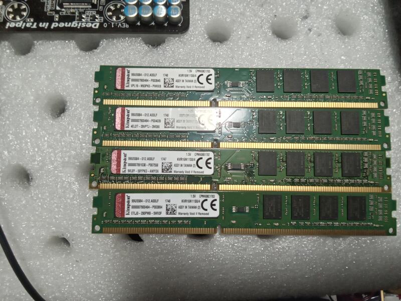 Kingston DDR3-1600 4GX4=16G 記憶體 | 露天市集 | 全台最大的網路購物市集
