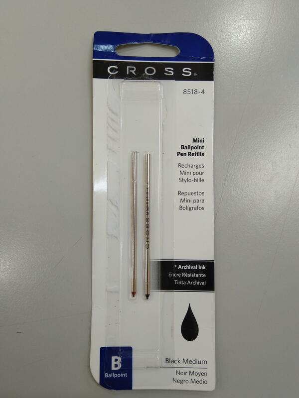 Cross 8518-4 原子筆筆芯(黑、紅各一) Mini Ballpoint Pen Refills | 露天市集 | 全台最大的網路購物市集