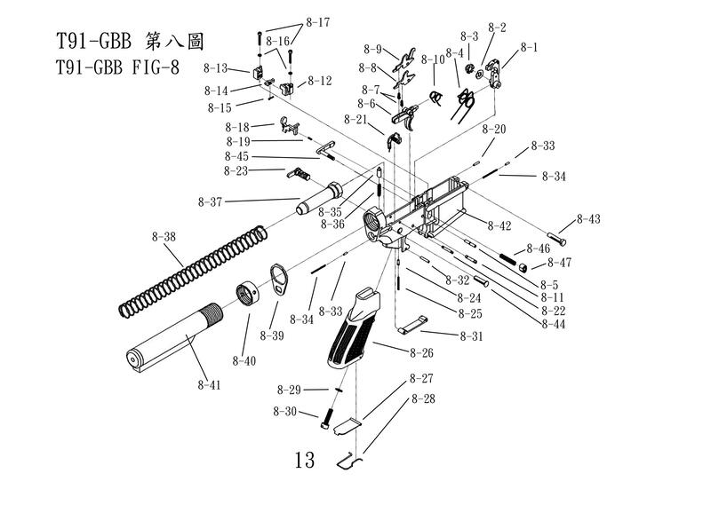 【OB工作室】-國魂T91系列-T91氣動步槍彈匣扣、彈匣扣鈕、彈匣扣簧組(3件組)M16/M4/416/T65真槍可用 | 露天市集 | 全台最大的網路購物市集